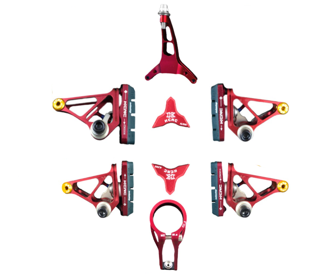 KCNC Kcnc 7075 Cantilever Brake Set 250gr/set RED | eBay