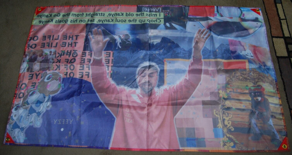 Kanye West The Old Kanye Flag 3 x 5 feet College Dorm Decor | eBay