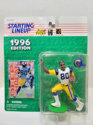 1996 STARTING LINEUP KENNER NIP ISAAC BRUCE LOS ANGELES RAMS | eBay