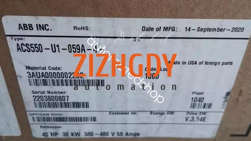 ACS550-U1-059A-4 ABB Frequency Converter Brand New via FedEx or DHL | eBay