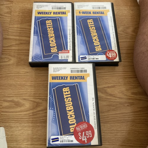 blockbuster video vhs cases. Lot Of 3 See Pictures For Titles Includes ...