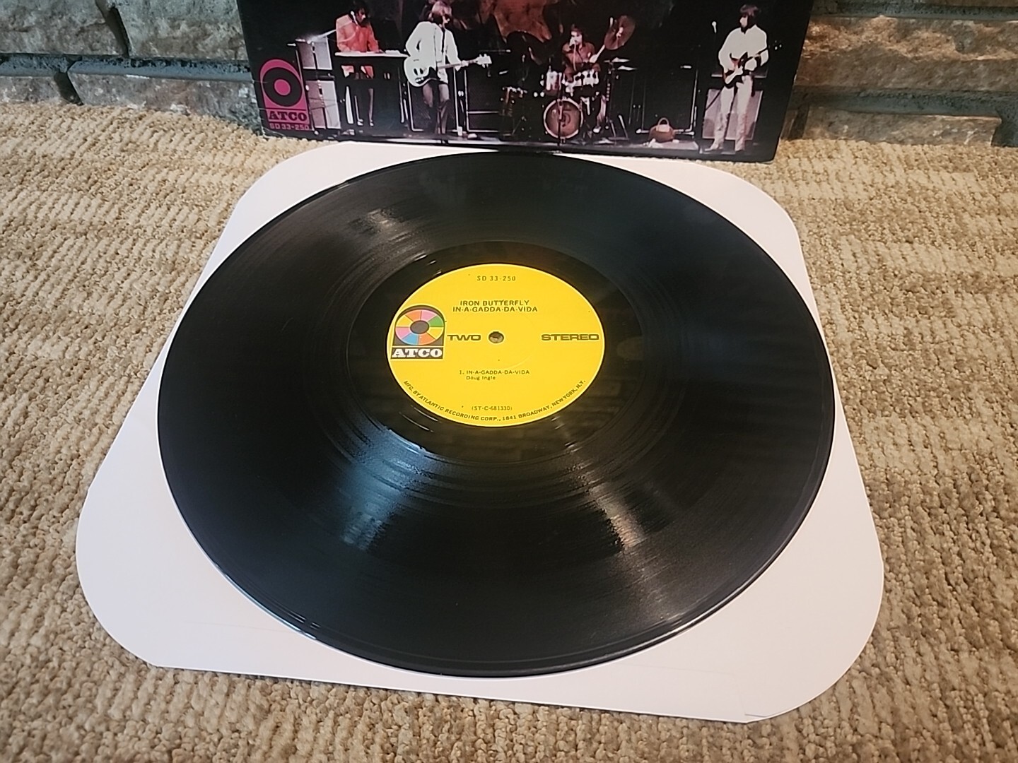 Iron Butterfly – In-A-Gadda-Da-Vida - 1968 ATCO Records Psych Rock LP ...