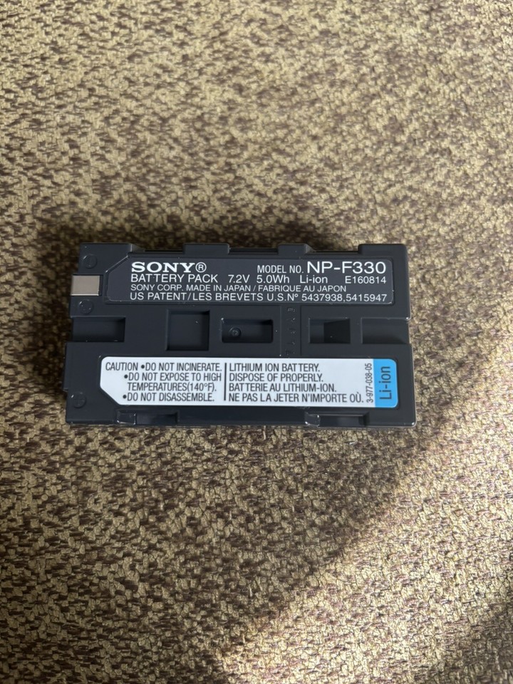 Genuine OEM Sony NP-F330 Original Rechargeable Battery for Sony ...