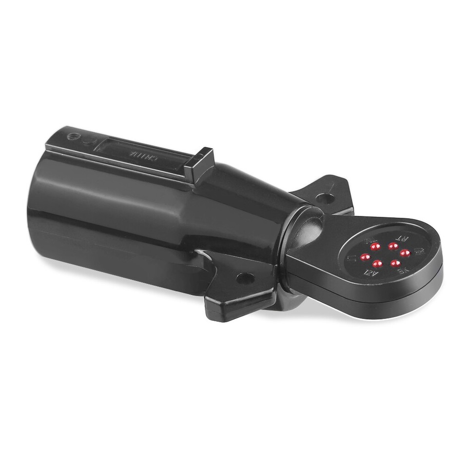 7 Blade Trailer Plug 7-Way RV Trailer Plug Tester & Adapter – LED Light ...