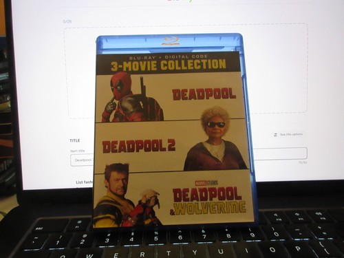 Deadpool 3-Movie Collection, 2024, 3-Disc Blu-ray no digital UNPLAYED ...