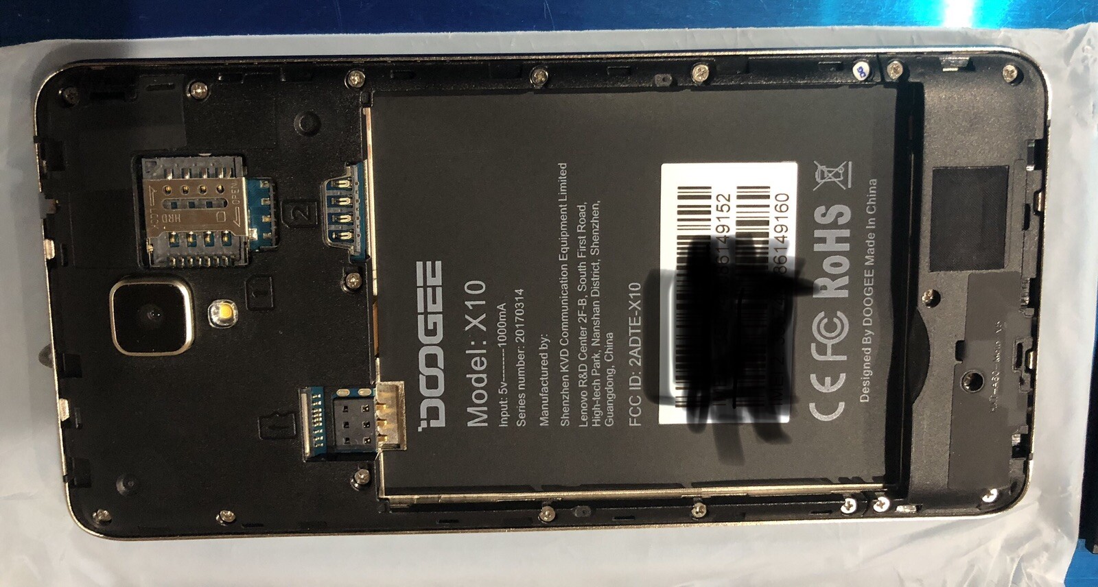 DOOGEE X10 Dual SIM 3G Unlocked Smartphone | 8GB | 5.0-5.4 in | Android ...