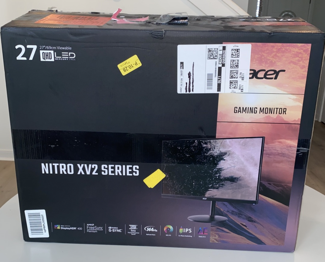 Acer Nitro XV272U Pbmiiprzx 27" (2560 x 1440) IPS G-SYNC Compatible ...