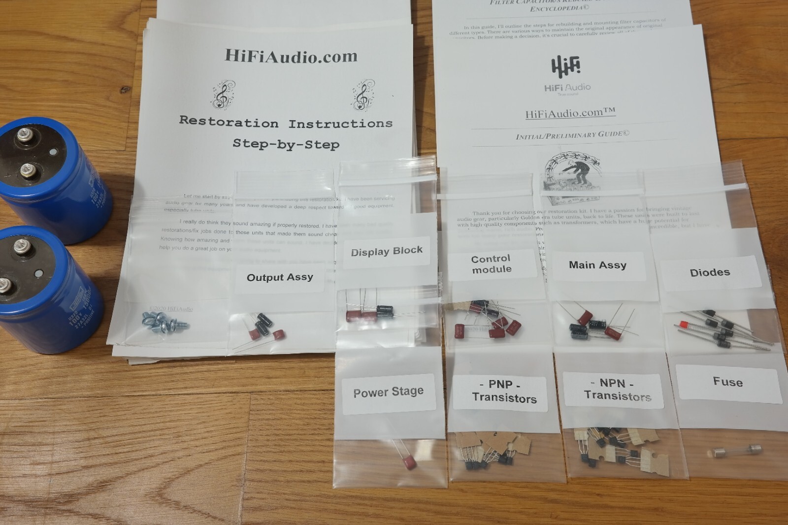 Crown Power Line 3 PL3 restoration kit repair service recap filter ...