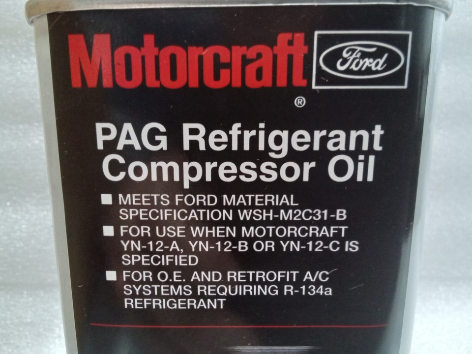 Motorcraft Ford OEM NOS PAG Refrigerant Oil YN-12-C F7AZ-19589-DA | eBay