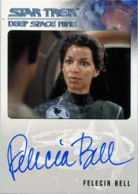 Star Trek DS9 Heroes & Villains Autograph Card Felecia Bell as Mirror ...