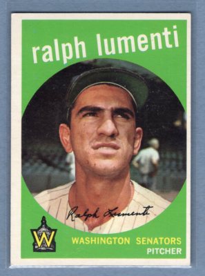 1959 Topps #316 Ralph Lumenti VG-EX (WA0R171) | eBay