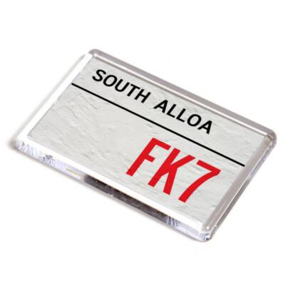 FRIDGE MAGNET - South Alloa FK7 - UK Postcode | eBay UK