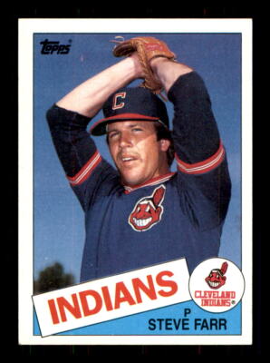 1985 Baseball 1985 Topps Steve Farr Cleveland Indians #664 RC1 | eBay