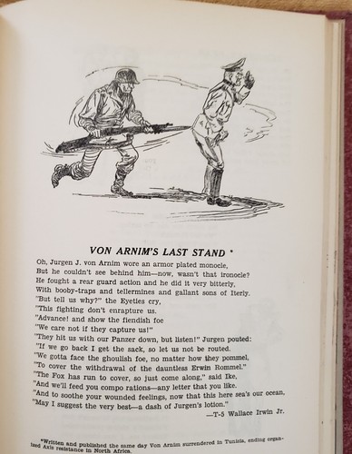 WWII Stars & Stripes PUP TENT POETS Soldier Poems War Death Silly Army ...