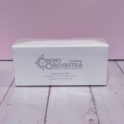 Chrono Trigger Chrono Cross Orchestra Music Box set Limited Edition NEW ...