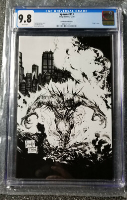Spawn 313 Greg Capullo B&W Virgin Variant CGC Graded 9.8 | eBay