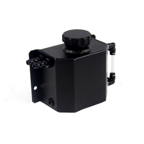1L Universal Black Coolant Radiator Overflow Recovery Water Tank Bottle ...