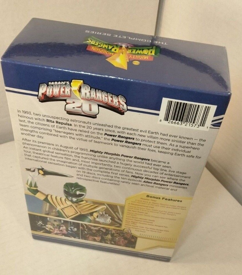 Mighty Morphin Power Rangers Complete Series (DVD) NEW-Box Shipping w ...