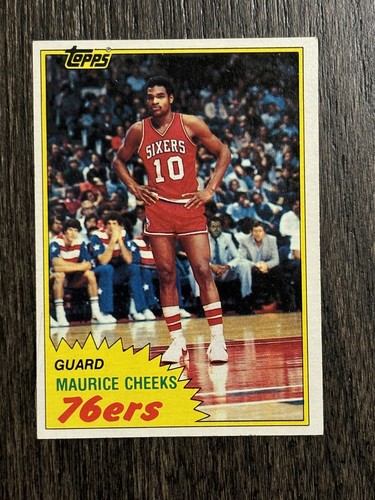 1981-82 Topps Basketball Maurice Cheeks Card #E90 - HOF | eBay