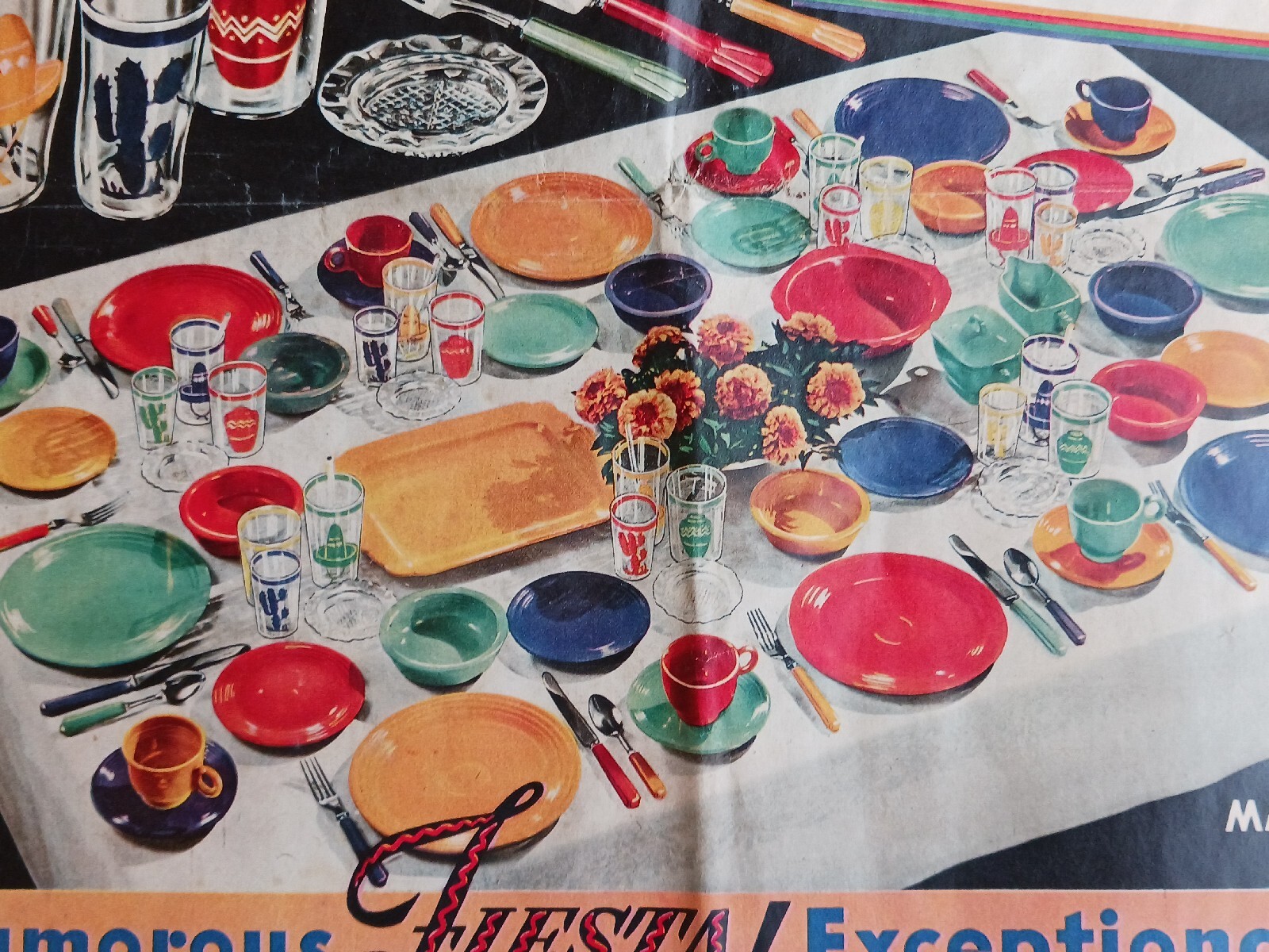 RARE Original 1939 Fiesta Ensemble Full Newspaper Ad Ephemera ...