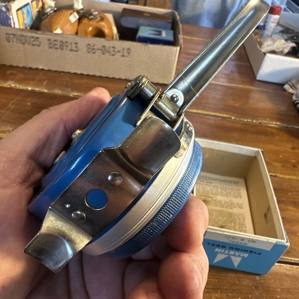 Martin Fly Fishing Reel Vintage 8A Automatic Mohawk NY. U.S.A. With Box ...