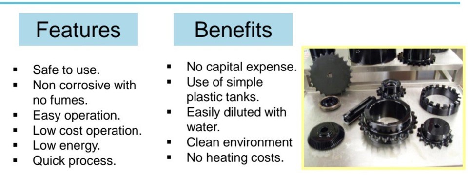 Chemical Blacking Solution 5L - corrosion resistant black oxide finish ...