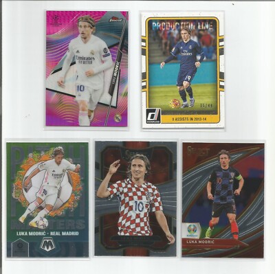 5 – Luka Modric Cards Incl. 2 Numbered 15/49 and 74/125 Croatia , Real ...