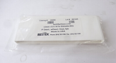 Restek Split/Splitless Liner 3.5mm x 5.0 x 95 for Shimadzu GCs IP Deact ...