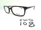 Nos LEGRE Eyeglasses Frame LE193 Col.438 Black Red Inlay Rectangular ...