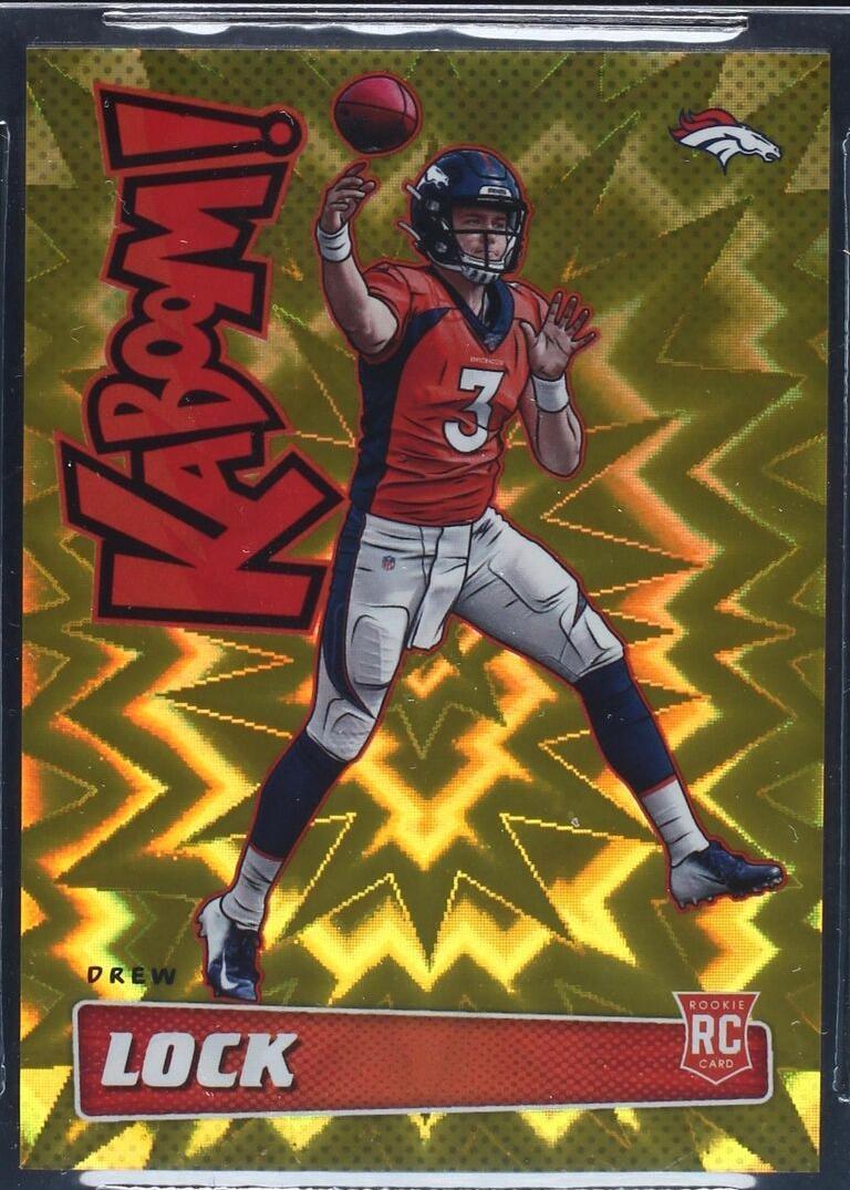 2019 Panini Absolute - Kaboom! Drew Lock #K-DL2 Gold /10 (RC) for sale ...