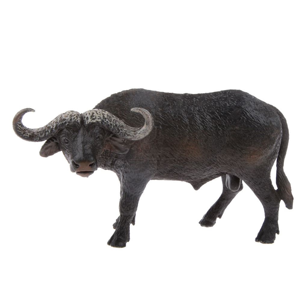 Realistic African Buffalo Wildlife Animal Model Action Figure Toy ...
