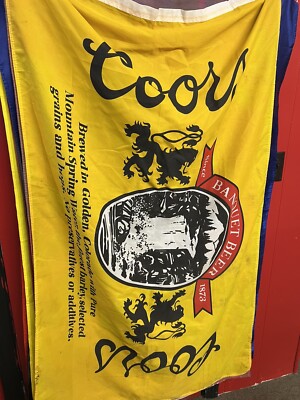Coors Beer Indoor/outdoor Flag | eBay