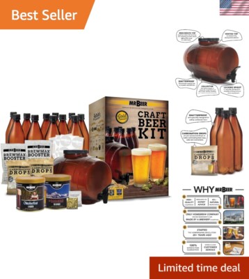 Craft Beer Making Kit 4 Gallon Complete DIY Home Brew Set Everything ...