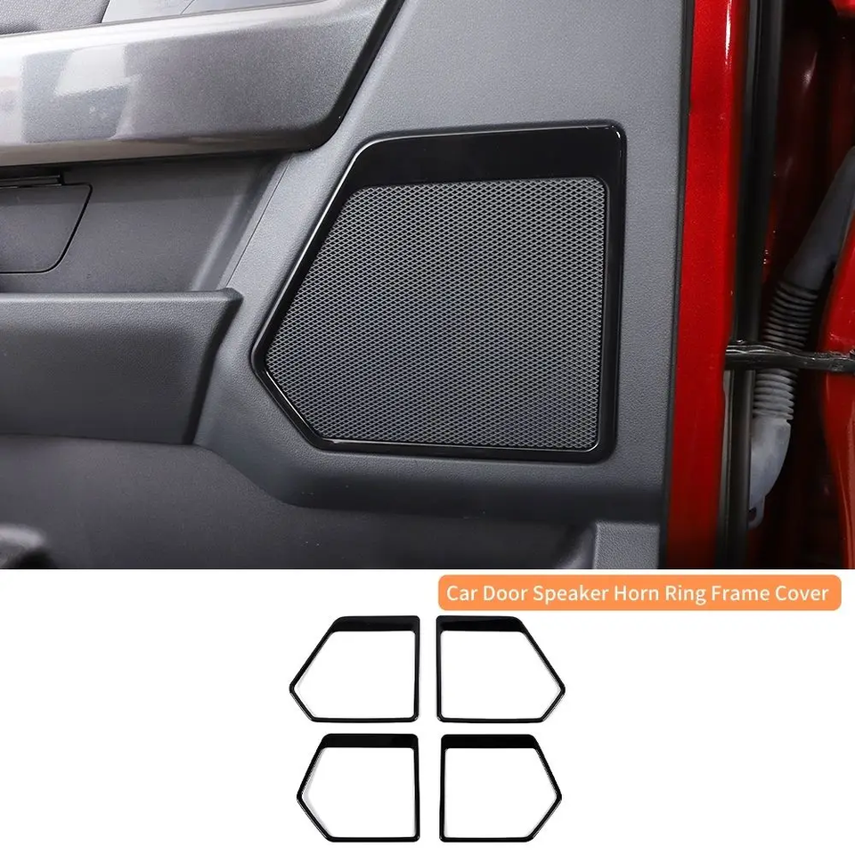 Black Car Accessories Interior Exterior Trim Cover Full Kit for Ford ...