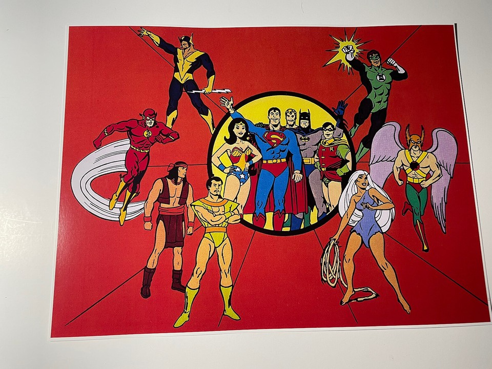 DC COMICS THE WORLDS GREATEST SUPER-FRIENDS POSTER NEW BLACK VULCAN ...