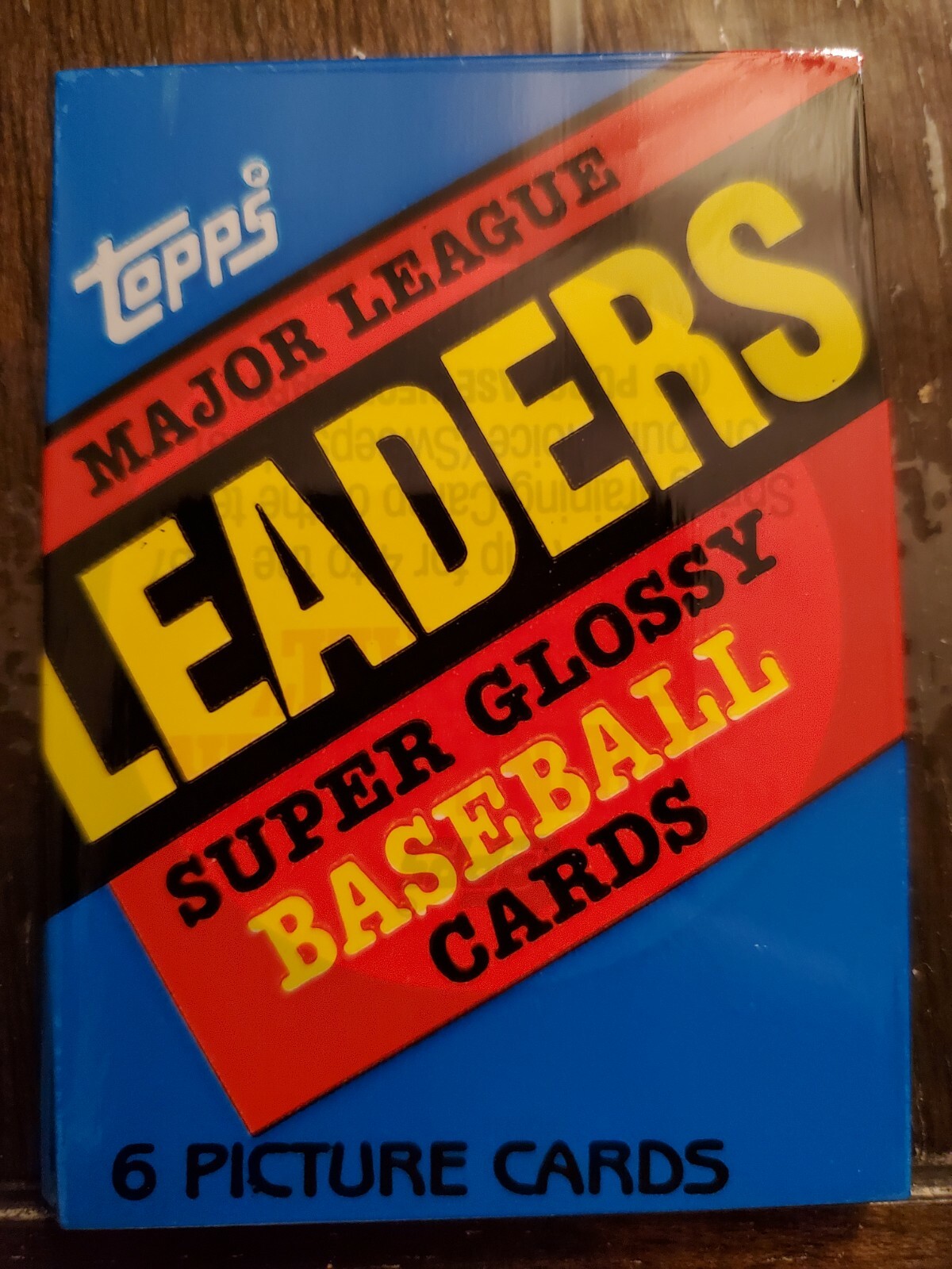 1986 Topps Major League Leaders Super Glossy Baseball Mini Cards Sealed ...