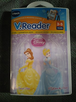 Vtech V.Reader DISNEY Princess Belle's Special Treat & A Gift From the ...