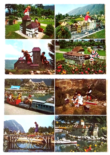 Melide Lugano Switzerland Swissminiatur Museum Miniature Village Vntg ...