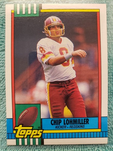 1990 TOPPS CHIP LOHMILLER #137 WASHINGTON REDSKINS | eBay