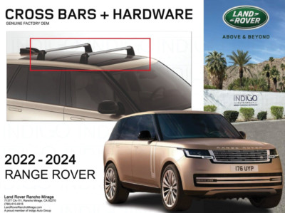 2022-2024 RANGE ROVER Cross Bars + Hardware Kit Genuine Factory OEM | eBay