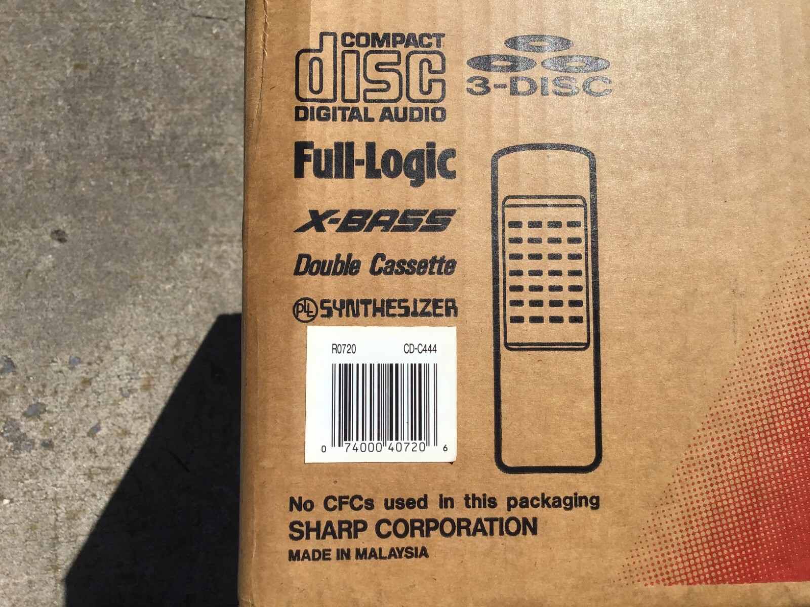 Sharp 3 CD Mini Component System CD-C444 (new/sealed) | eBay