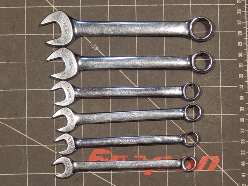 Snap On 6Pc Piece British Standard Short Wrench Set 3/16B 3/8BS 12Pt ...