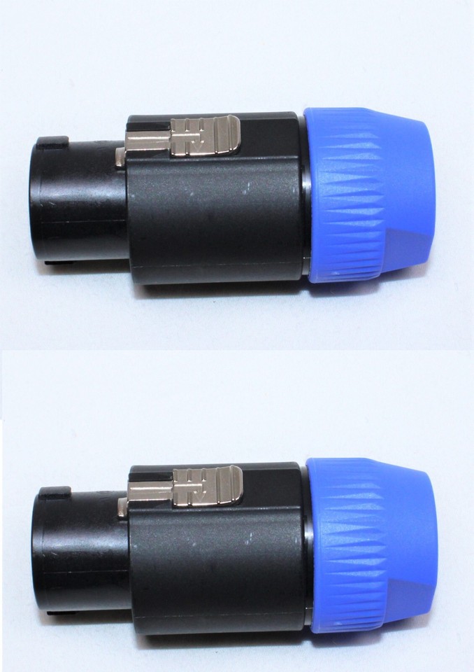 (2) Two Genuine NEUTRIK NL8FC Female 8 Pole Original SpeakON Cable ...