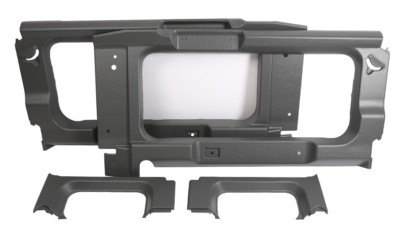 LIGHT GREY REAR WINDOW SURROUND TRIM KIT CUT OUT FOR LAND ROVER ...