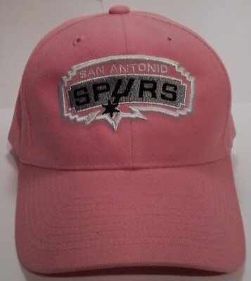 SAN ANTONIO SPURS PINK BASEBALL CAP ONE SIZE FITS ALL NEW SMOKE FREE ...