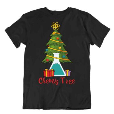 Chemis Tree T-Shirt Christmas Laboratory Tee T Shirt Special Funny ...