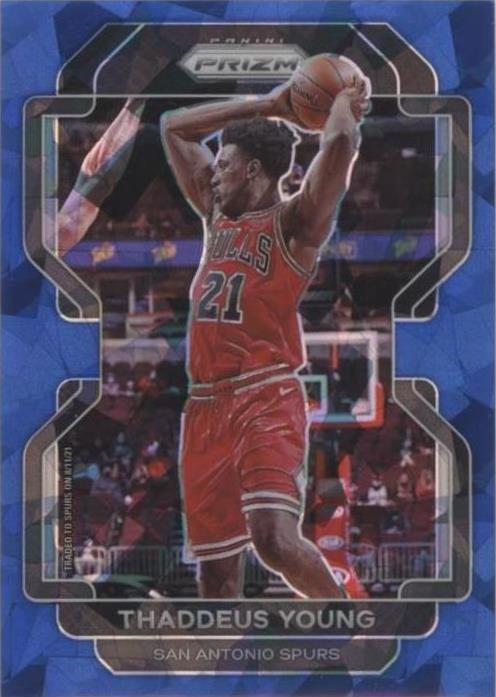 2021-22 Panini Prizm - Thaddeus Young #118 Blue Ice Prizm /125 for sale ...