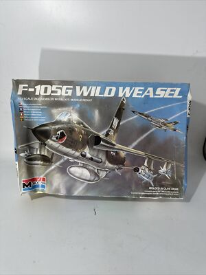 Monogram 1/72 Scale F-105G WILD WEASEL Aircraft Plastic Model Kit #5431 ...