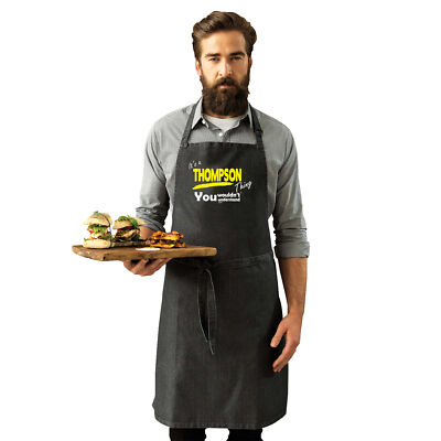 Thompson V1 Surname Thing - Novelty Gift Funny Cooking Aprons Kitchen ...