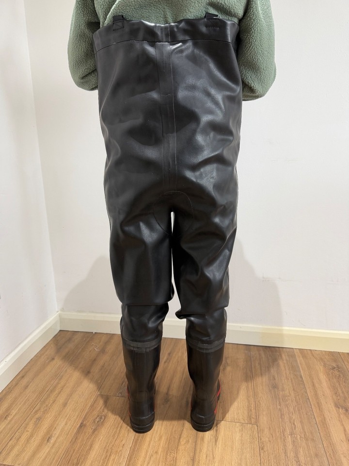 Century 3000 Heavy Rubber Chest Waders Black | eBay